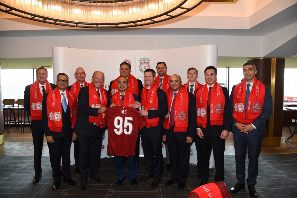 MG Motor becomes the Global Partner of Liverpool Football Club as the ...