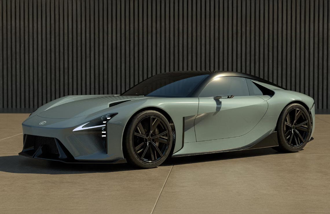 Lexus LFA Concept EV Previews Future High Performance - BISER3A